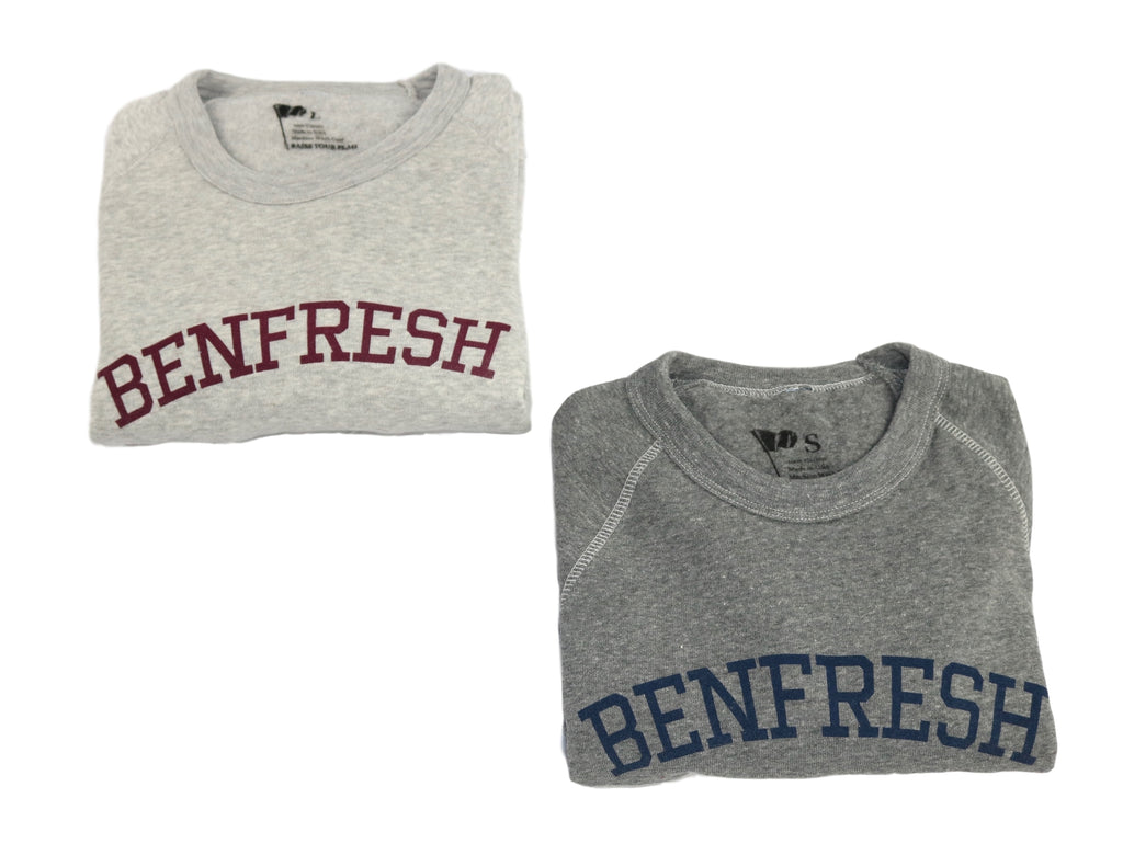 Ben Fresh Eco-Fleece Lightweight Fitted Crewneck